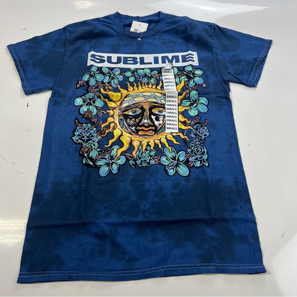 Spencer's | Tops | Spencers Sublime Blue Tie Dye Shirt J43 | Poshmark